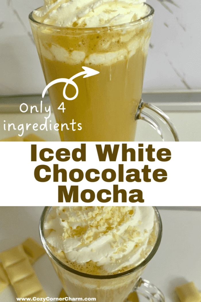 White Chocolate Mocha Recipe Made Easy (Hot or Iced!)