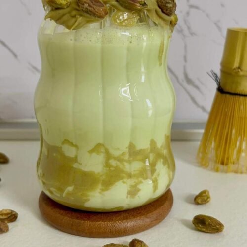 Iced Pistachio Matcha Latte Recipe