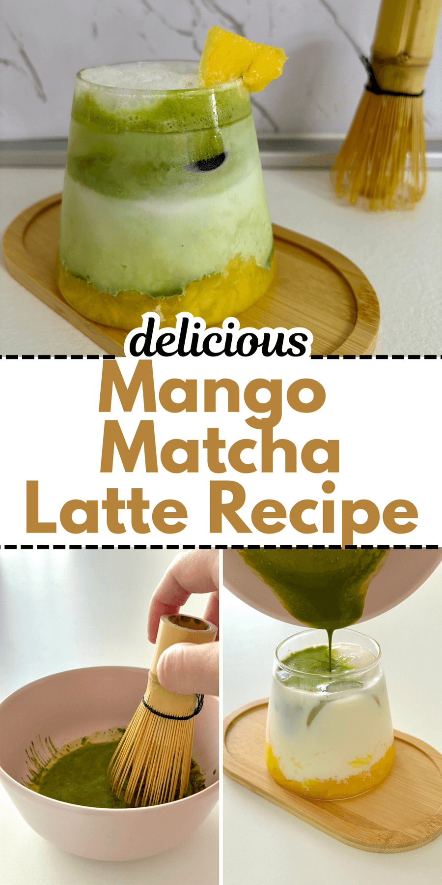 Iced Mango Matcha Latte Recipe (Fresh, Creamy, and Summer-Ready)