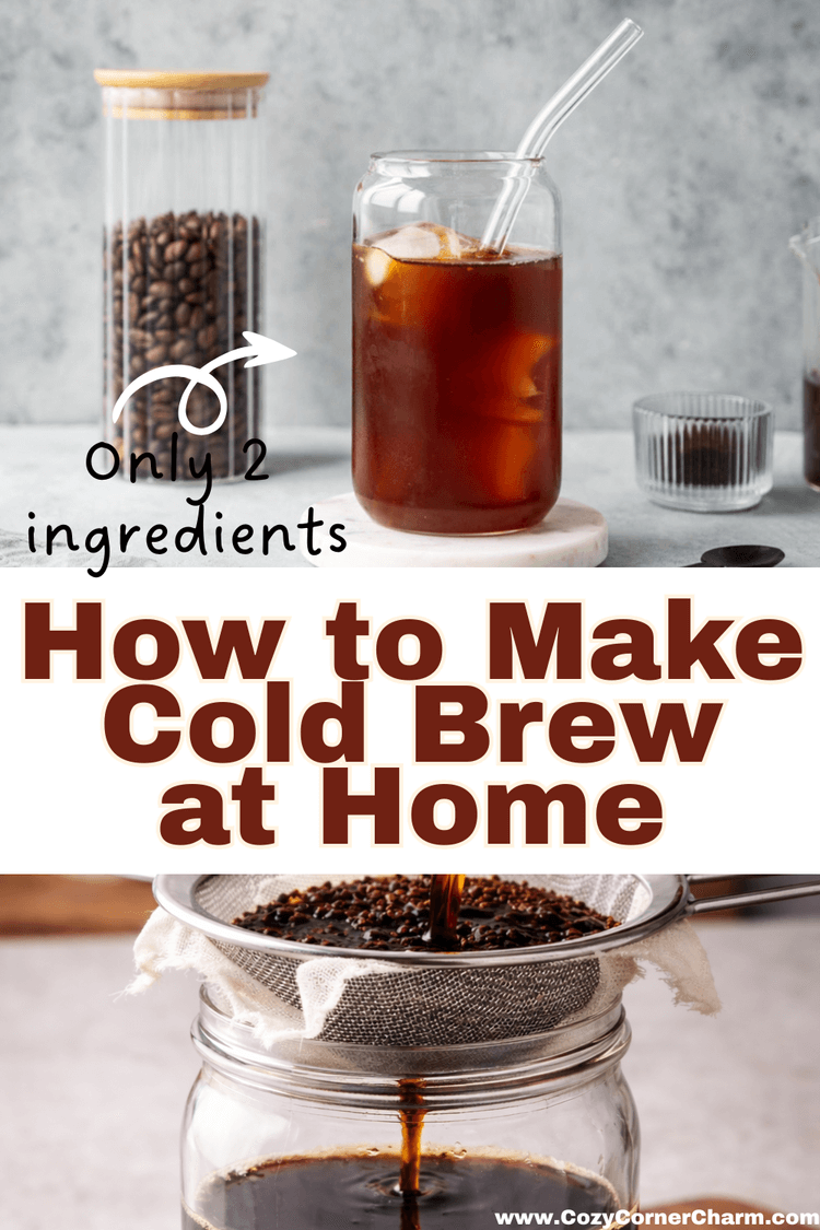 Cold Brew Coffee Recipe (Smooth, Low-Acid, and Easy to Make at Home)