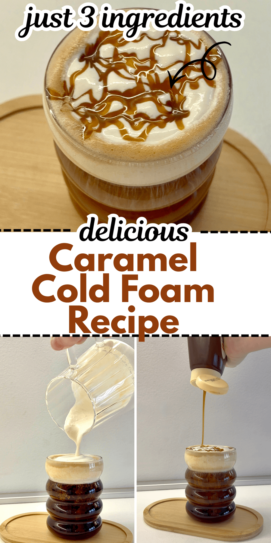 Caramel Cold Foam Recipe (Creamy, Thick, Coffee-Shop Style)