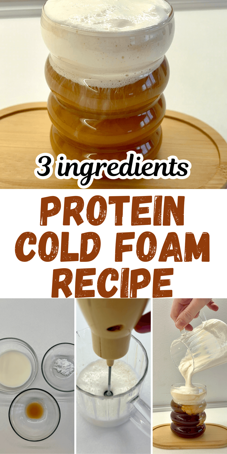 Protein Cold Foam Recipe (Creamy, High-Protein & Coffee-Shop Worthy)