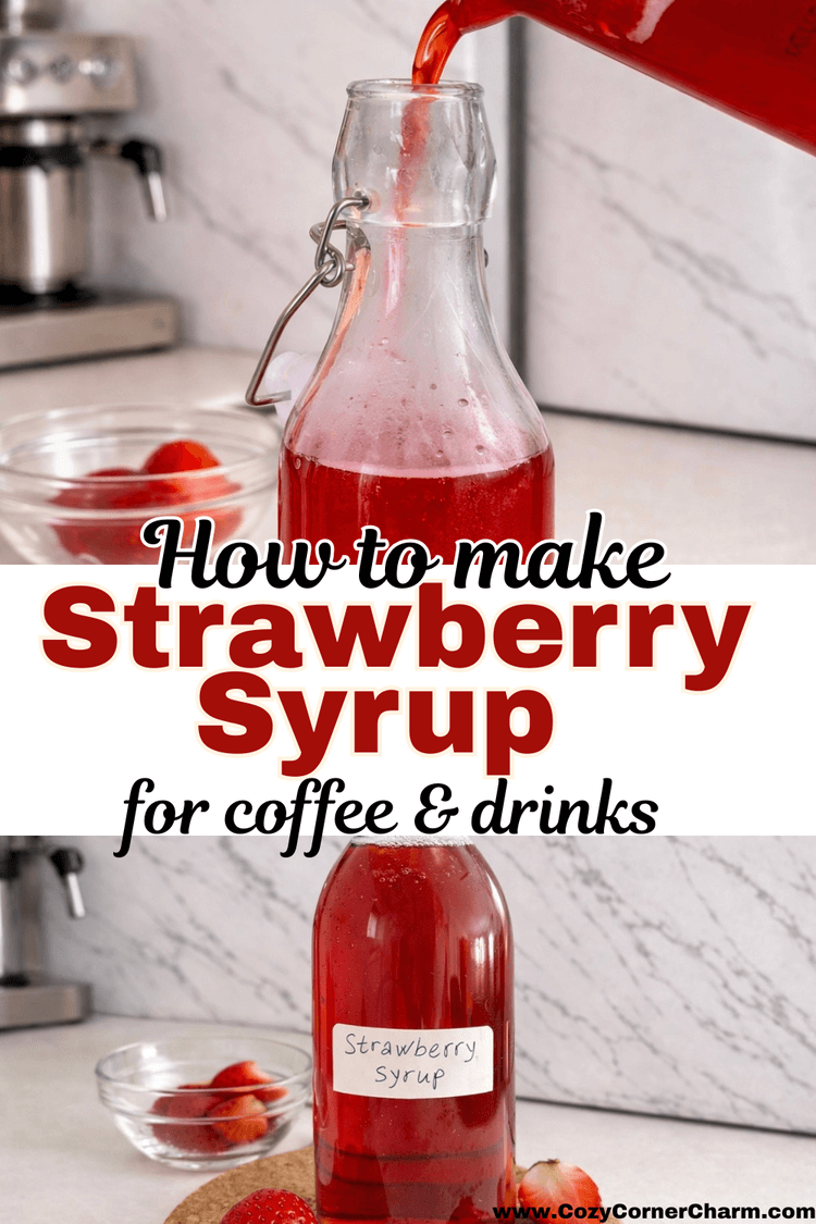 Homemade Strawberry Syrup Recipe for Coffee